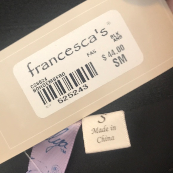 Francesca's Collections | Skirts | Francescas High Waisted Embroidered ...